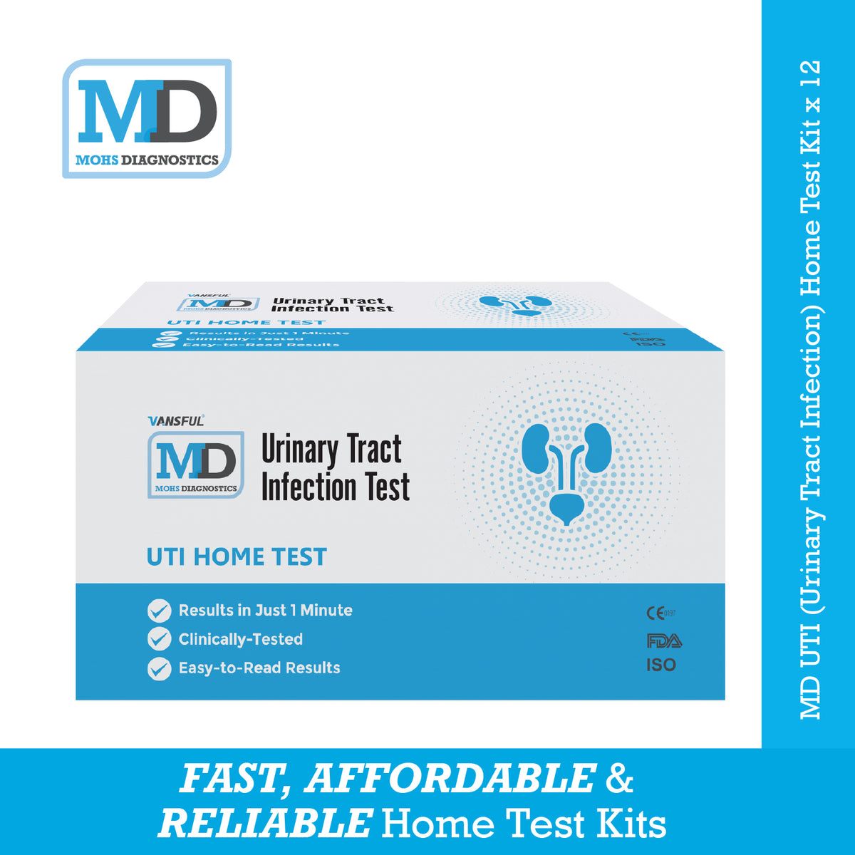MD Box of 12 UTI Home Test Kit — MOHS ONLINE